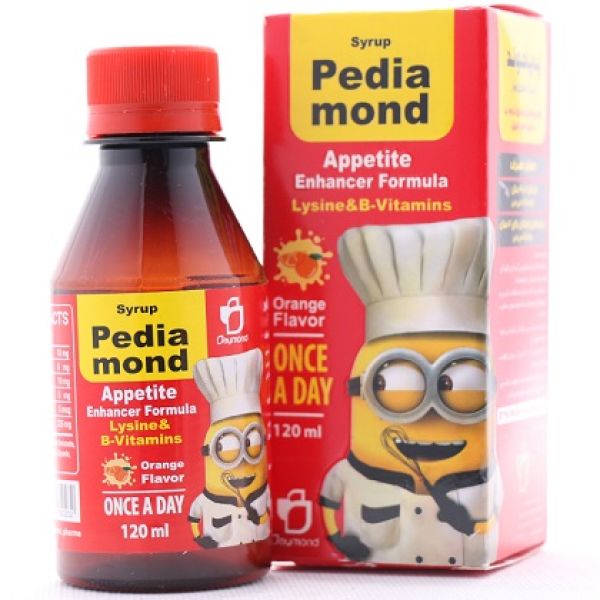 داروخانه آنلاین دکتر نایبی | شربت اشتها آور پدیاموند دیموند 120 میلی لیتر
